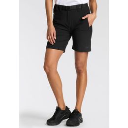CMP Damen Trekkingshorts, blau, Gr. 48, Obermaterial: 89% Polyester, 11% Elasthan, Hosen, sportlicher Schnitt, f&uuml;r Wanderungen, aus Polyester und