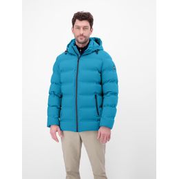 Lerros Herren Outdoorjacke, blau, Gr. XXXL, unifarben, Web, Obermaterial: 100% Polyester, Jacken, mit Kapuze