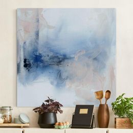 Bilderwelten Akustikbild Indigo & Rouge I