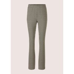 Madeleine Mode MADELEINE Damen Schlupfhose "Schlupfhose Gerade Jersey-Hose mit Muster", wei&szlig;, Modern, Gr. 48, Obermaterial: 67% Polyester PES. 30% Viskose CV. 3%