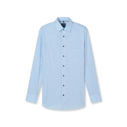 OLYMP Herren Businesshemd "OLYMP Luxor, Modern Fit, New Kent", blau, Gr. 42, 100% Baumwolle, Hemden