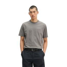 Marc O'Polo MARC O'POLO Herren T-Shirt "aus schwerem Bio-Baumwoll-Jersey", grau, Basic, Gr. XXL, unifarben, Obermaterial: 100% Baumwolle, Shirts