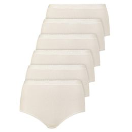 Nina von C. Damen Taillenshaper "6er Pack Damen Taillenslip Slipboutique", Gr. 44, beige, Obermaterial: 100% Baumwolle CO., Unterhosen