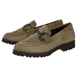 Sioux Damen Slipper "Meredith-753-H", Gr. 37, gr&uuml;n, Obermaterial: 100% Lammveloursleder LAVL. 100% Gummi rubber., Schuhe