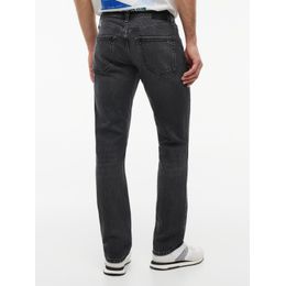 Tommy Jeans Herren Slim-fit-Jeans "SCANTON SLIM"denim schwarz, Gr. 38, Denim/Jeans, Obermaterial: 99% Baumwolle, 1% Elasthan, Jeans