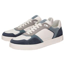Sioux Herren Sneaker "Tedroso-704", Gr. 46, blau, Obermaterial: 50% Kalbsveloursleder CAVL. 50% Lammnappaleder LANA. 100% Gummi rubber., Schuhe