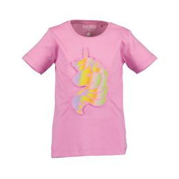 Blue Seven M&auml;dchen T-Shirt "T-Shirt", pink, Gr. 104, 100% Baumwolle, Shirts