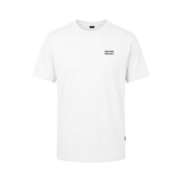 KLEINIGKEIT Herren T-Shirt "Kleinigkeit Bois Straightcut Sh&ouml;rt Karma kommt", wei&szlig;, Gr. S, unifarben, 100% Baumwolle, Shirts