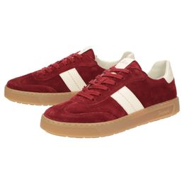 Sioux Damen Sneaker "Tedroso-DA-717", Gr. 37, rot, Obermaterial: 50% Kalbsveloursleder CAVL. 50% Lammnappaleder LANA. 100% Gummi rubber., Schuhe