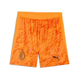 Puma Sporthose "AC Milan 25/26 Torwartshorts Herren", orange, Gr. M, Obermaterial: 100% Polyester, Hosen