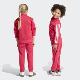 Jungen Trainingsanzug "ESSENTIALS CLIMACOOL KIDS"power pink, clear pink, Gr. 116, adidas Sportswear, Obermaterial: 100% Polyester, Sportanz&uuml;ge