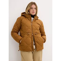 bonprix Damen Steppjacke "Steppjacke", braun, Gr. 56, unifarben, Web, Obermaterial: 100% Polyester. Futter: 100% Polyester. &Auml;rmelfutter: 100%
