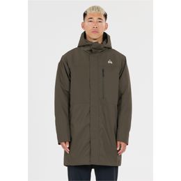 SOS Herren Outdoorjacke "Trikora", braun, Gr. S, unifarben, 100% Polyester, Jacken, mit wasserdichter Membran