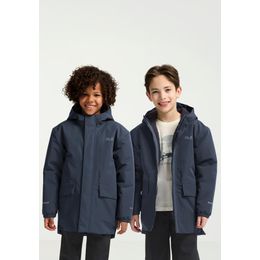 Jack Wolfskin Kinder Outdoorjacke "CANVEY JKT KIDS", blau, Gr. 128, Obermaterial: 100% Polyester. F&uuml;llung: 100% Polyester. Futter: 100% Polyester,