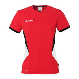 Uhlsport Damen Trainingsshirt "Trainings-T-Shirt Equipe 29 Women", rot, Gr. M, Obermaterial: 100% Polyester Pol. recyc.., Shirts