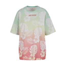 Just Rhyse Damen T-Shirt "Just Rhyse Damen Just Rhyse Holidays T-Shirt", bunt, Gr. M, bedruckt, 65% Baumwolle, 35% Polyester, Shirts