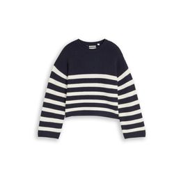 Tom Tailor Pullover M&auml;dchen Gr&ouml;&szlig;e 140 navy / wei&szlig;