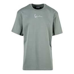 Karl Kani Herren Kurzarmshirt "Karl Kani Herren", gr&uuml;n, Gr. XS, unifarben, 100% Baumwolle, Shirts