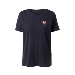 Only Shirt 'ONLKita' female size XXXL Night blue / Pink