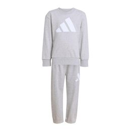 adidas Sportswear Tracksuit 'ESSENTIALS' boy size 110 Light grey / White