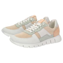 Sioux Damen Sneaker "Mokrunner-D-018", Gr. 39, beige, Obermaterial: 100% Ziegenveloursleder GOVL. 100% Gummi rubber., Schuhe