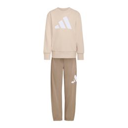 adidas Sportswear Trainingsanzug Jungen Gr&ouml;&szlig;e 116 beige