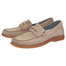 Sioux Herren Slipper "Giumelo-712-H", Gr. 42,5, braun, Obermaterial: 100% Kalbsveloursleder CAVL. 100% Gummi rubber., Schuhe