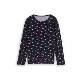 Tom Tailor Shirt M&auml;dchen Gr&ouml;&szlig;e 104/110 marine / hellblau / lavendel / himbeer