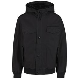 Brandit Herren Winterjacke "Brandit Brandit Men BW Jacket Jacob", schwarz, Gr. XS, unifarben, 100% Baumwolle, Jacken