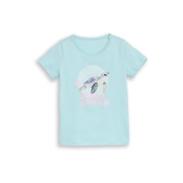 Tom Tailor T-Shirt M&auml;dchen Gr&ouml;&szlig;e 116/122 hellblau / helllila / hellpink / offwhite