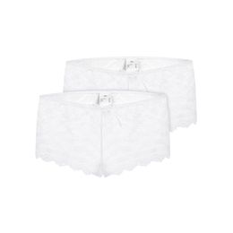SuSa Damen Panty "2er Pack Panty Wiesn Zauber", Gr. 36, wei&szlig;, Obermaterial: 89% Polyamid PA. 11% Elasthan EL., Unterhosen