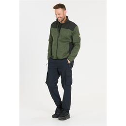 WHISTLER Herren Fleecejacke "Farmer"dunkelgr&uuml;n, Gr. XXL, mehrfarbig, meliert, 100% Polyester, Jacken, in komfortabler Qualit&auml;t