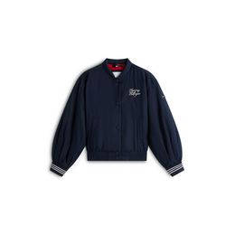 Tommy Hilfiger Jacke 'Essential' M&auml;dchen Gr&ouml;&szlig;e 176 navy / wei&szlig;