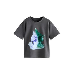 next Shirt boy size 134 Dark grey / Dark green / Light purple