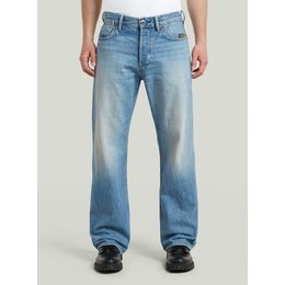 G-Star Raw G-STAR Herren 5-Pocket-Jeans "Deeggie Relaxed Straight Jeans", blau, Gr. 33, Obermaterial: 75% Baumwolle, 25% Baumwolle, Jeans