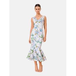 Lipsy Kleid Damen Gr&ouml;&szlig;e 42 blau / braun / gr&uuml;n / wei&szlig; Sommerkleid