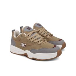 DC Shoes Herren Sneaker "DC Ascend", Gr. 6, beige, Obermaterial: Leder (Kuh) / Futter: Textil / Au&szlig;ensohle: Gummi., Schuhe