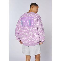 Chiemsee Herren Sweatshirt, rosa, Gr. L, 80% Baumwolle, 20% Polyester, Sweatshirts