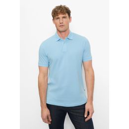 OLYMP Herren Poloshirt "OLYMP Casual Wirk, Polo", blau, Gr. S, 100% Baumwolle, Shirts