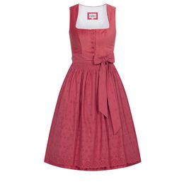 N&uuml;bler N&Uuml;BLER Damen Dirndl "Midi Dirndl Babette", rot, Gr. 38, Obermaterial: 100% Polyester PES., Kleider
