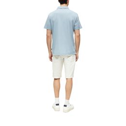 s.Oliver Herren Poloshirtmid blau, Gr. XXL, unifarben, Piqu&eacute;, Obermaterial: 58% Polyester, 40% Baumwolle, 2% Elasthan, Shirts, Sommer-Shirt mit