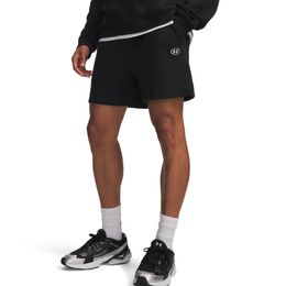 Under Armour Herren Sweatshorts "UA RIVAL FLC SHORTS", schwarz, Gr. XL, Obermaterial: 80% Baumwolle, 20% Polyester, Hosen, aus Baumwolle und