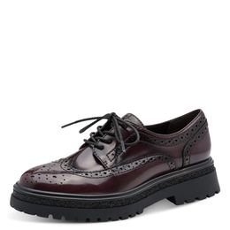 Tamaris Schn&uuml;rschuh Damen Gr&ouml;&szlig;e 42 bordeaux Sommerschuhe