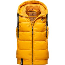 Navahoo Damen Steppweste "Kassidy", gelb, Gr. XS, Oberstoff: 100% Nylon. Futter: 100% Polyester. Wattierung: 100% Polyester, Westen, stylische