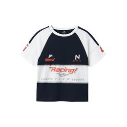 name it Shirt 'NKMHarli' boy size 158/164 marine blue / Grey / Red / White