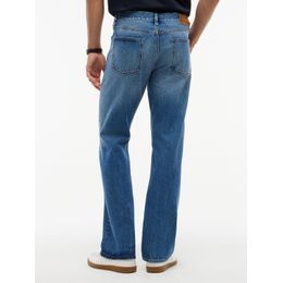 Tommy Hilfiger Herren Gerade Jeans "DOVER REGULAR STRAIGHT", blau, Gr. 36, Denim/Jeans, Obermaterial: 100% Baumwolle, Jeans, im 5-Pocket-Style, mit