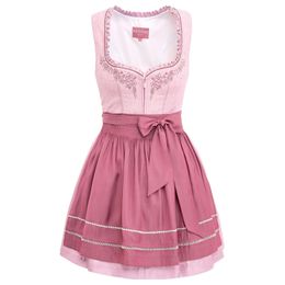 Kr&uuml;ger KR&Uuml;GER Damen Dirndl "Minidirndl 416567-050", rosa, Gr. 36, Obermaterial: 100% Polyamid PA., Kleider