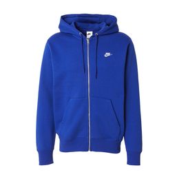 Nike Sportswear Sweatjacke 'CLUB' Herren Gr&ouml;&szlig;e XXL kobaltblau / wei&szlig;