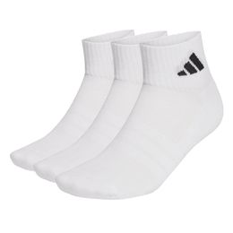 adidas Performance Athletic Socks 'CUSHIONED ANKLE SOCKS 3 PAIR' male size 40/42 Black / White