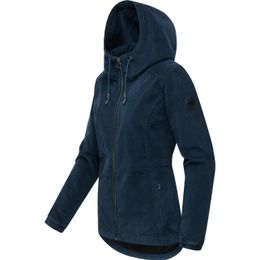 Ragwear Damen Cordjacke "Dankka Cordy YOUMODO", blau, Gr. M, Obermaterial: 98% Baumwolle, 2% Elasthan. Innenfutter: 100% Polyester, Jacken, Stylische